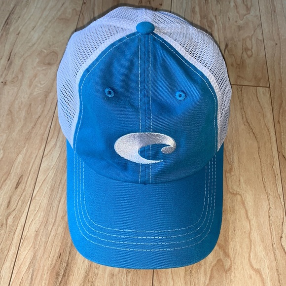 Costa | Accessories | Costa Blue White Mesh Back Men Hat | Poshmark